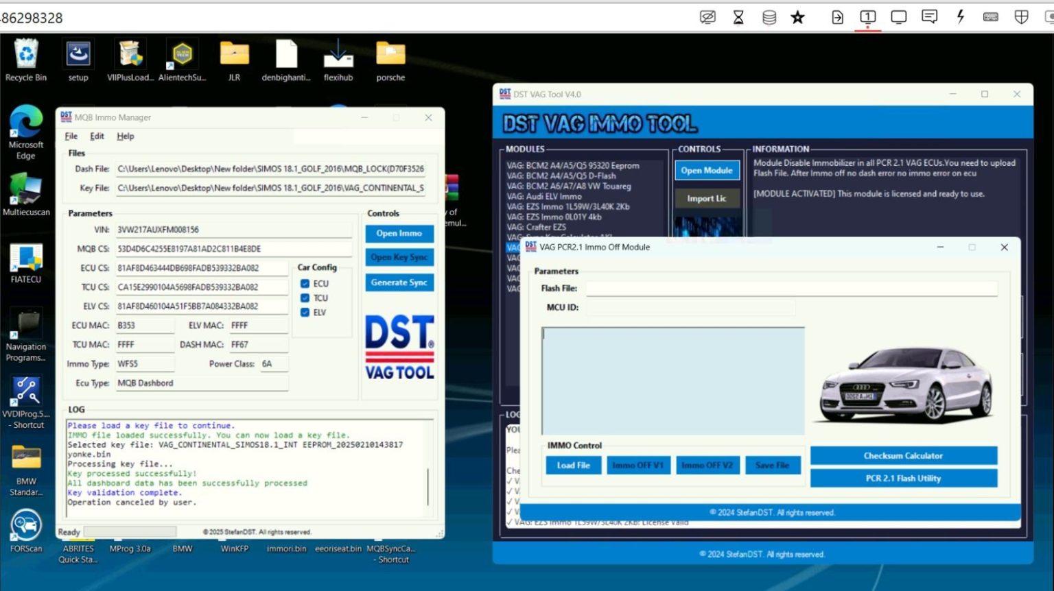 🔐 Special PACK — MQB IMMO MANAGER + DST VAG IMMO TOOL (2025 Edition) 🚀 ...